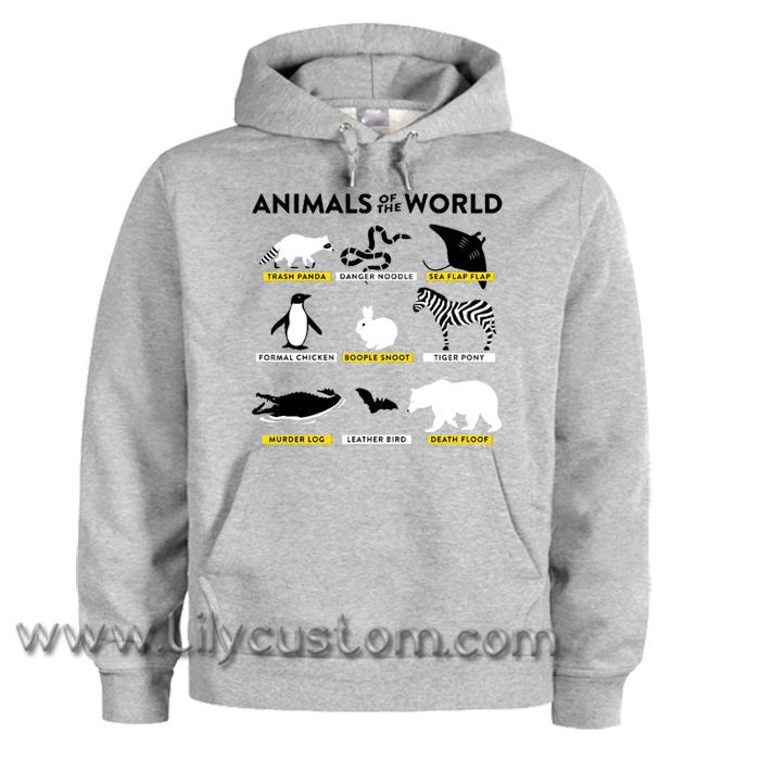 Animals of The World Hoodie (LIM) - Lilycustom