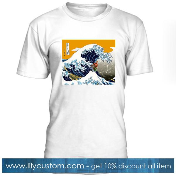 Great Wave off Kanagawa Parody Tshirt - Lilycustom