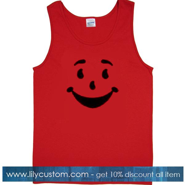 Kool Aid Man Face Tank Top - Lilycustom