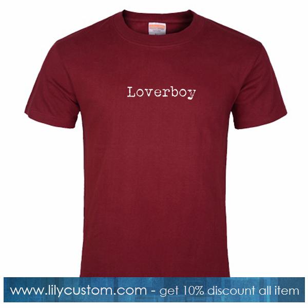LoverBoy Font Tshirt - Lilycustom