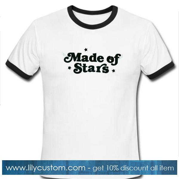 Made Of Stars Ringer Shirt - Lilycustom