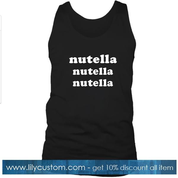 Nutella Font Tank Top - Lilycustom