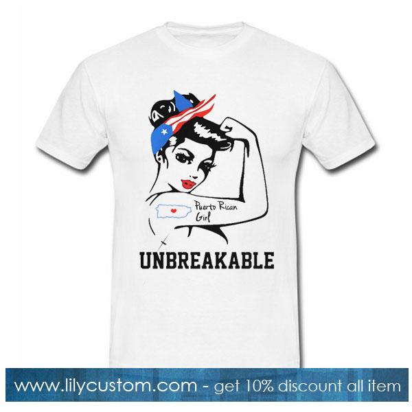 Puerto Rican Girl unbreakable T-Shirt - Lilycustom