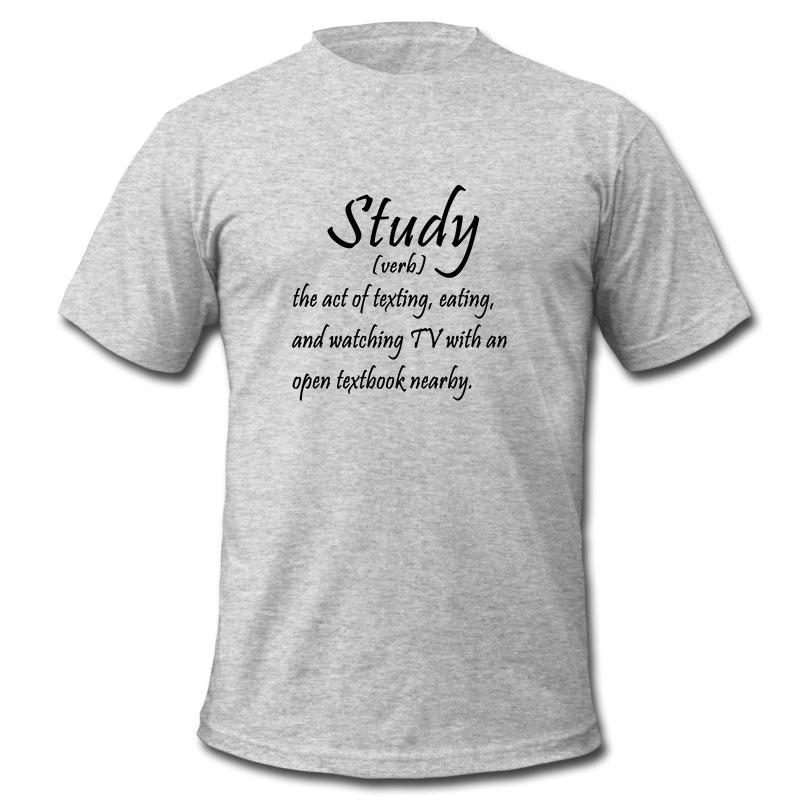 Study Verb t shirt - Lilycustom