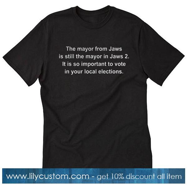 The Mayor From Jaws T Shirt - Lilycustom