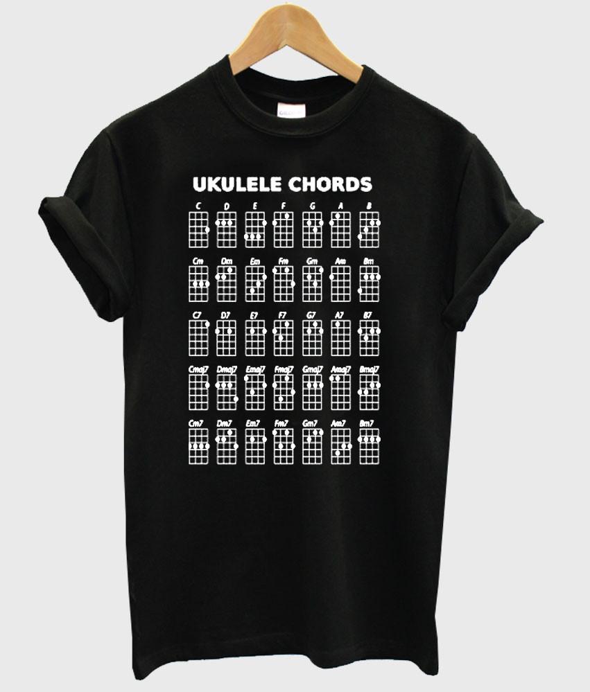 Ukulele Chords T shirt - Lilycustom