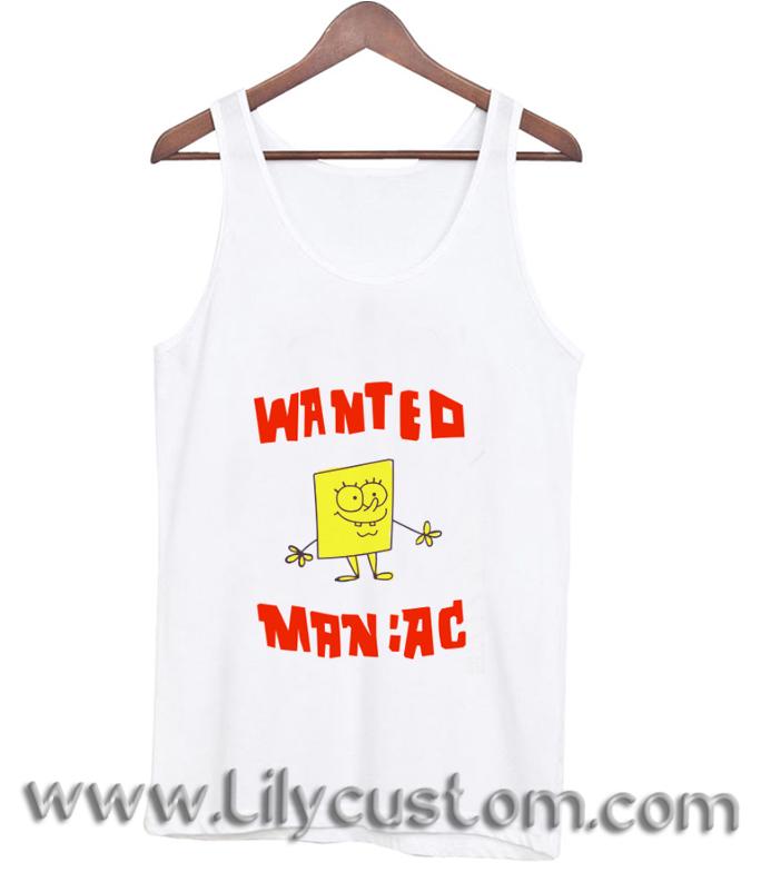 Wanted Maniac SpongeBob TankTop (LIM) - Lilycustom