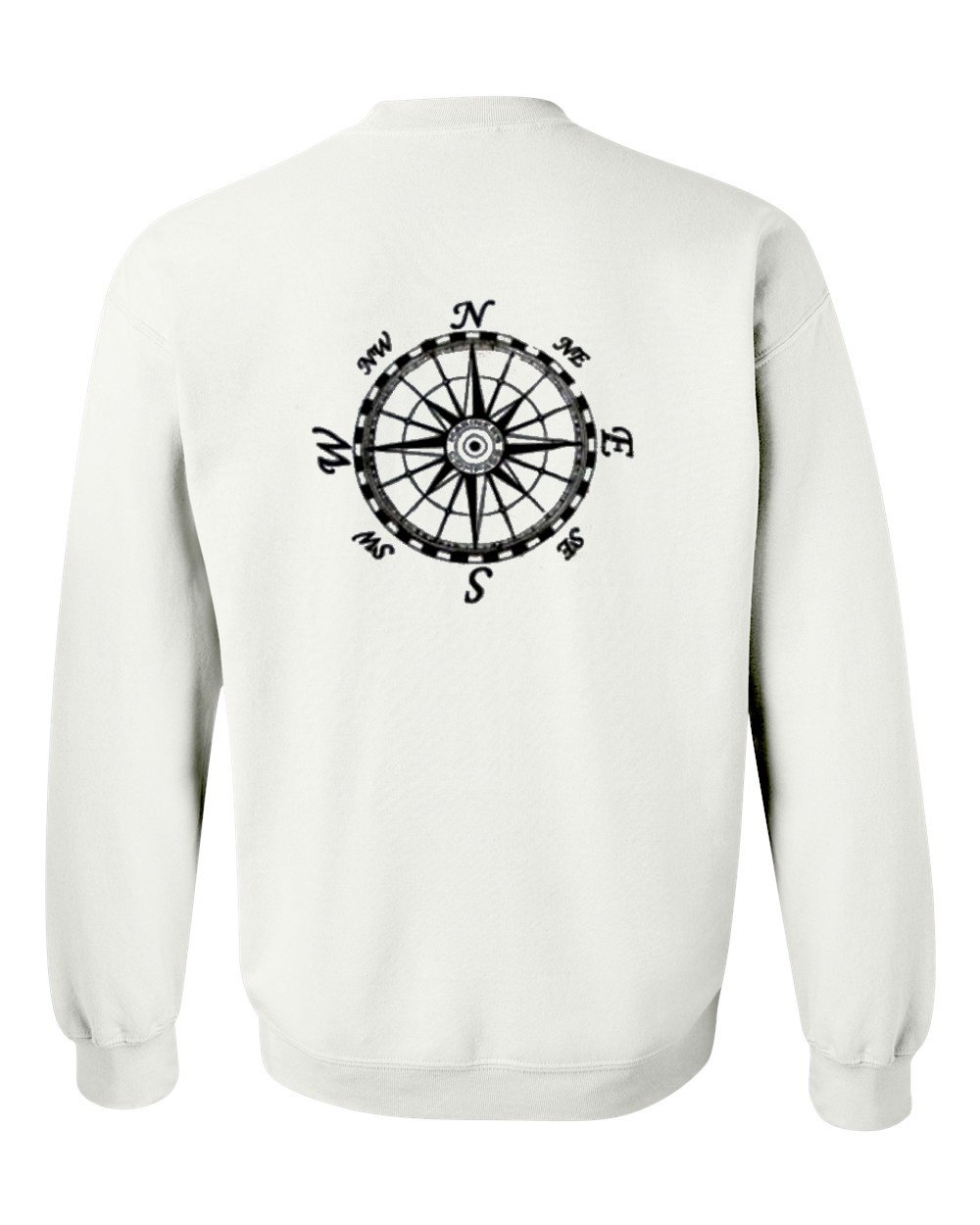compass sweatshirt back - Lilycustom