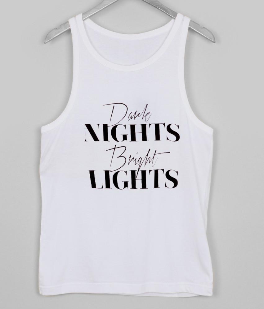 dark night bright light Tank top - Lilycustom