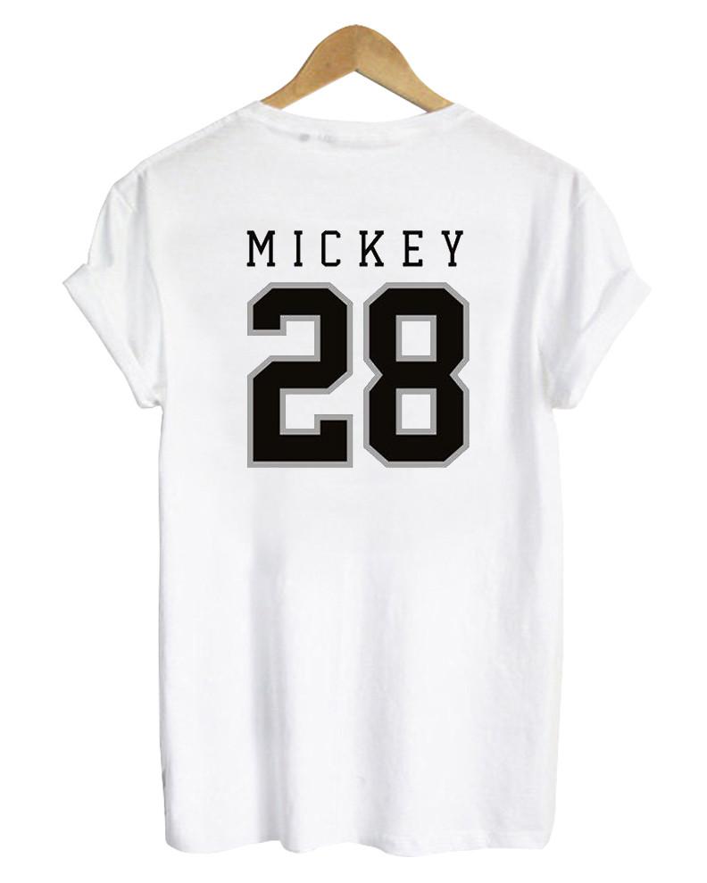 mickey 28 t shirt back - Lilycustom