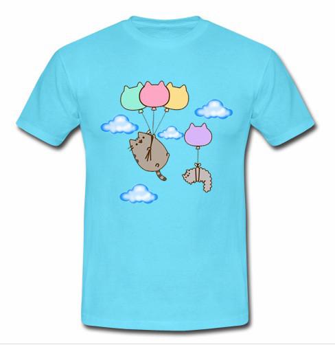 pusheen ballon t shirt - Lilycustom