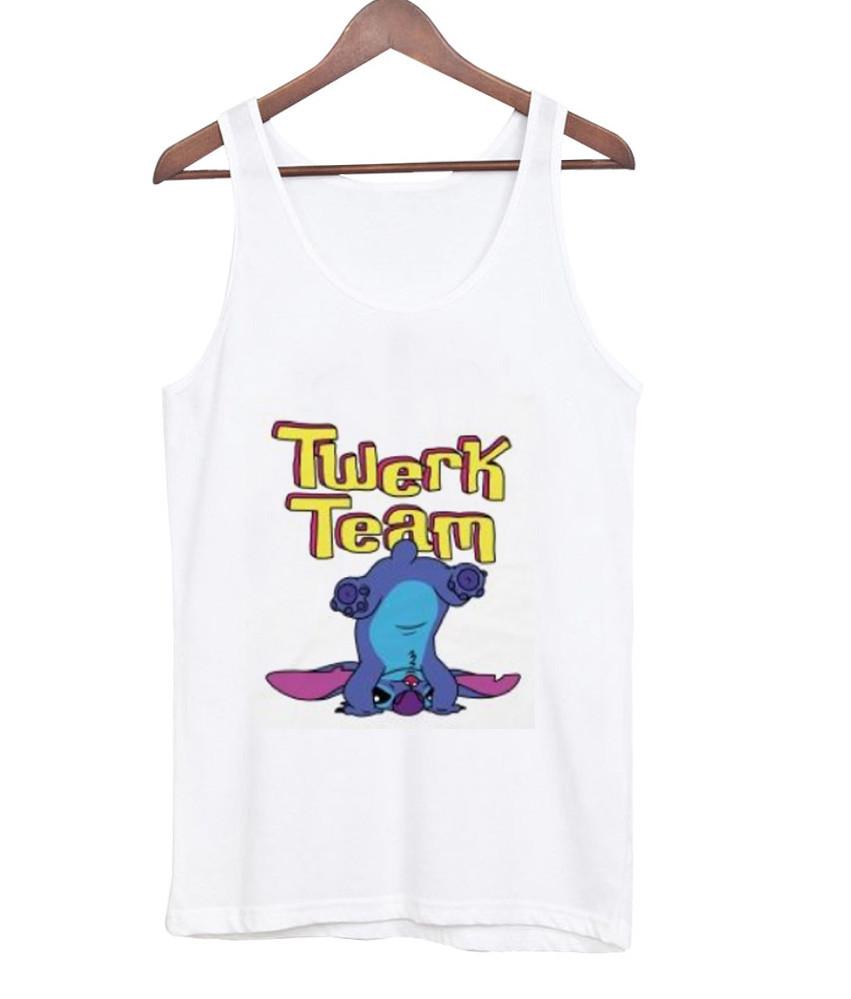 twerk team stitch tanktop - Lilycustom