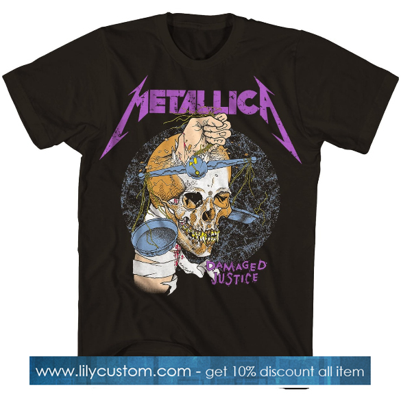 Damaged Justice '88 Tour T-Shirt (Reissue) SN - Lilycustom