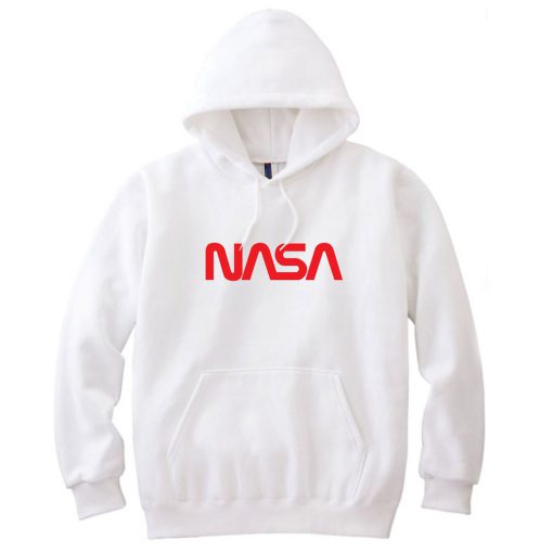 Nasa White Hoodie