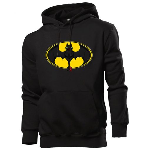 Toothless Batman Logo Hoodie