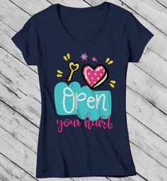 Open Your heart Tshirt - Lilycustom