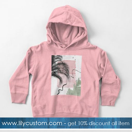 Banana Palms Abstract Hoodie - Lilycustom