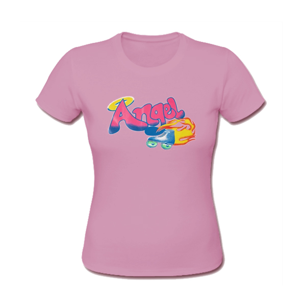 Angel Letter Print Pink t shirt NA - Lilycustom